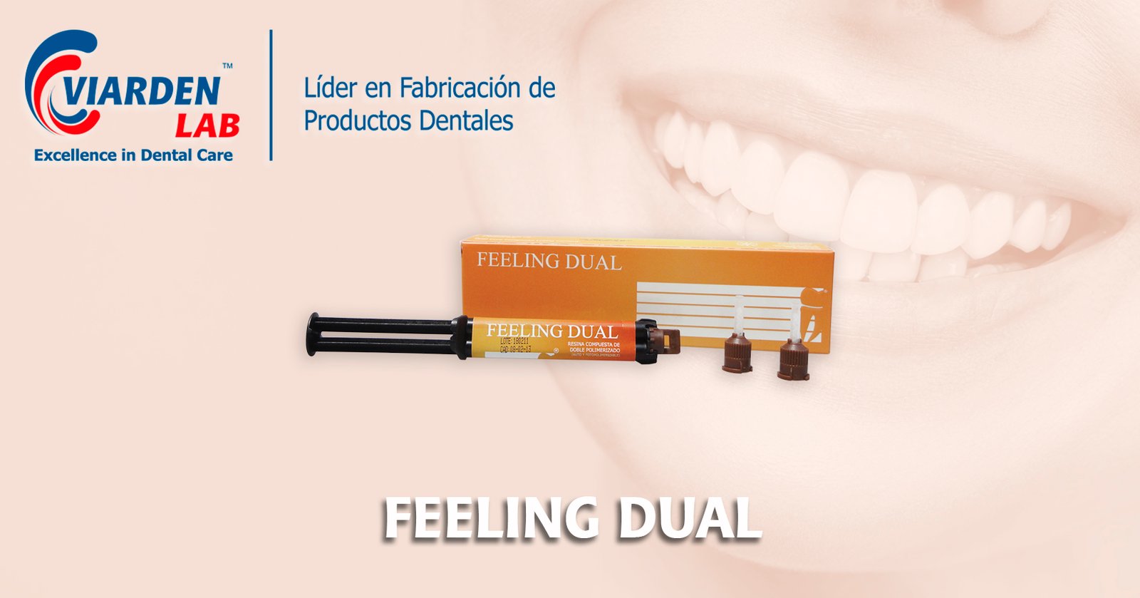 Feeling Dual, Resina Dual para Cementación - Viarden Lab