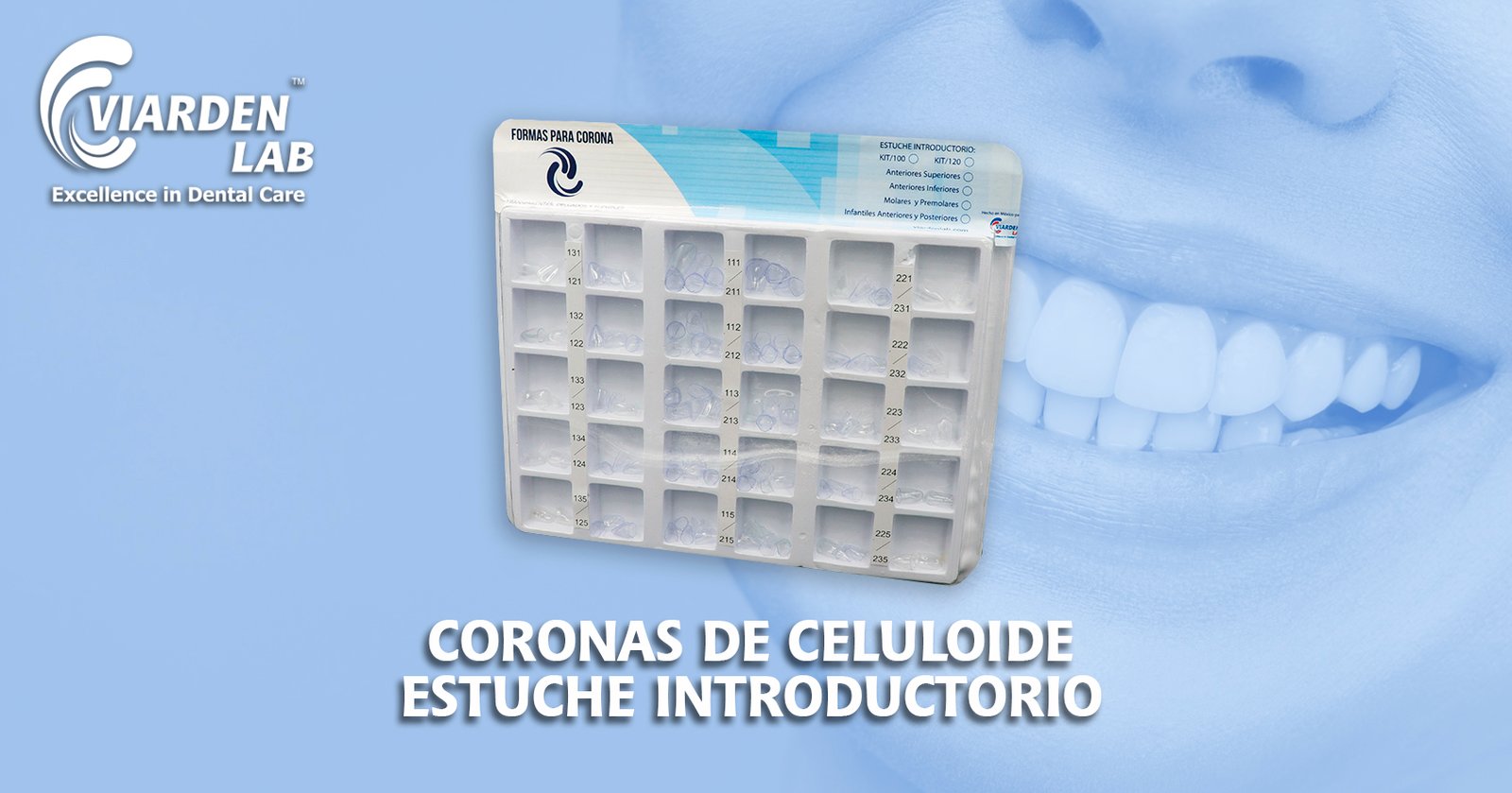 Coronas de celuloide estuche introductorio - Viarden Lab